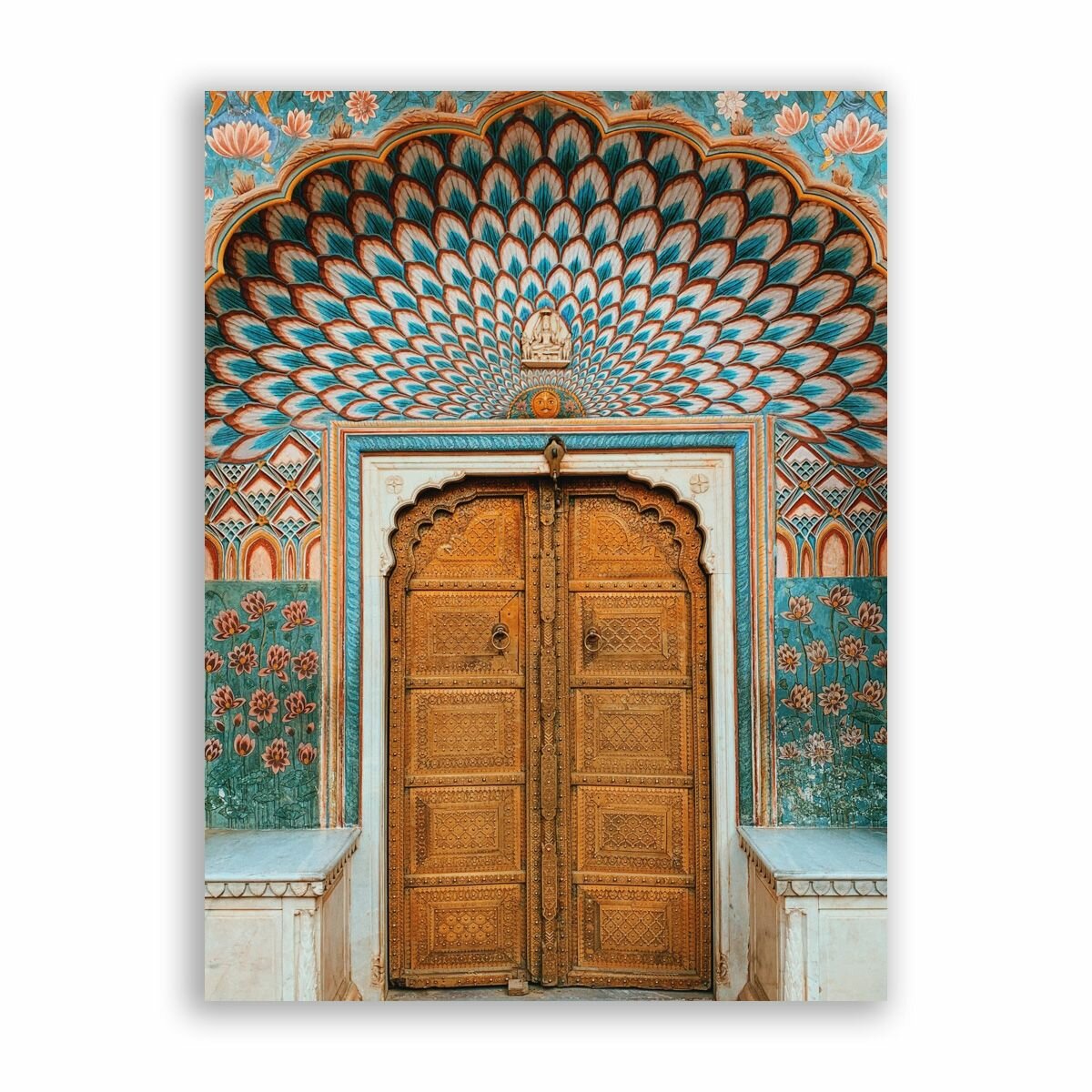 Постер, плакат на бумаге / Архитектура - Индия / Размер 30 x 40 см