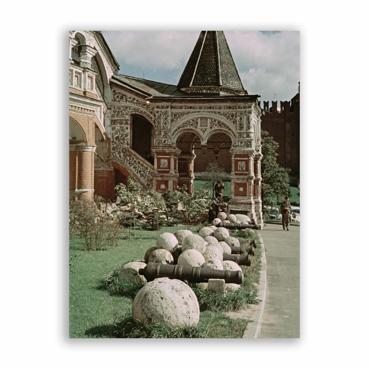 Советский постер, плакат на бумаге / Старая Москва / Размер 60 x 80 см