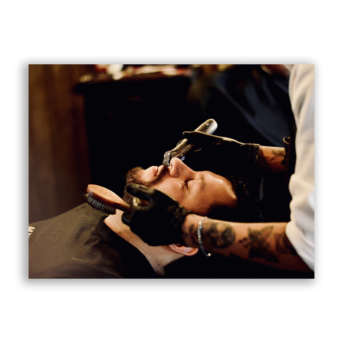 Постер, плакат на бумаге / Для Барбершопа / Размер 30 x 40 см