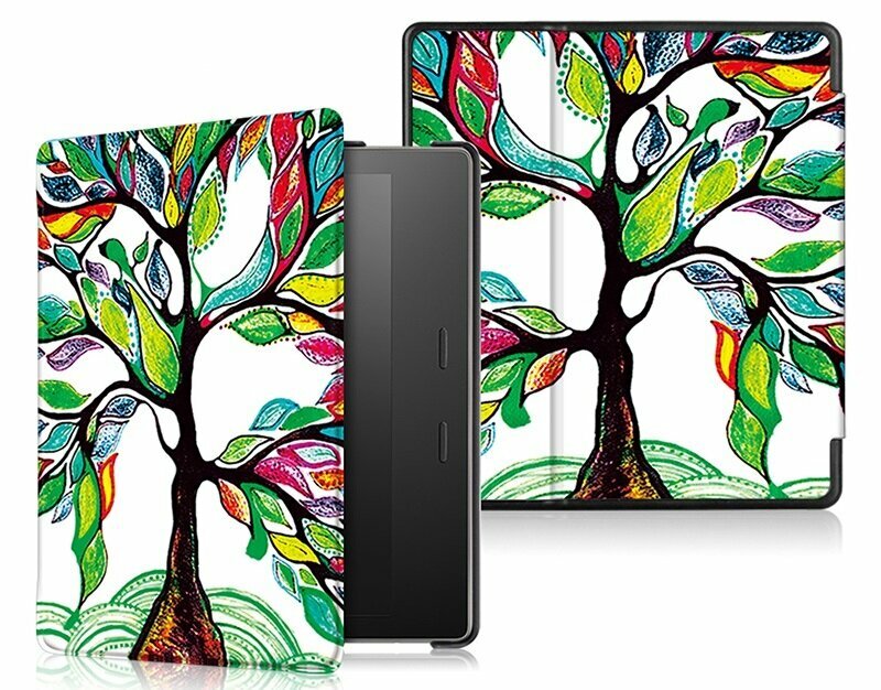 Чехол-обложка футляр Чехол. ру для Amazon Kindle Oasis 2 (2017) 3G тонкий с магнитной застежкой необычный с красивым рисунком тематика Сказочное Дерево
