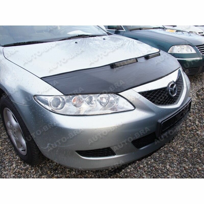 Дефлектор капота Кожаный для MAZDA 6 GG (Мазда 6) 2002 -2005 GG