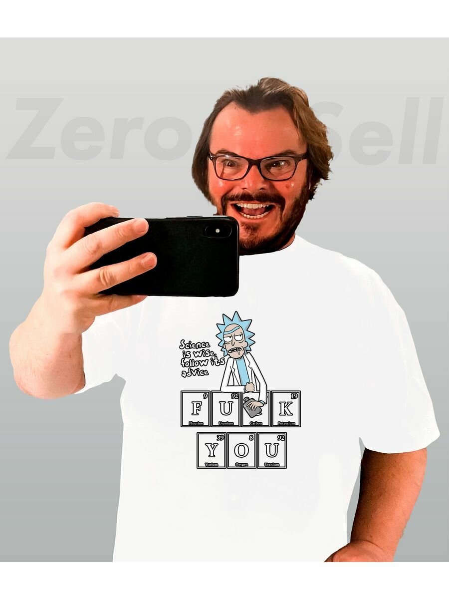 Футболка Zerosell рик и морти rick and morty
