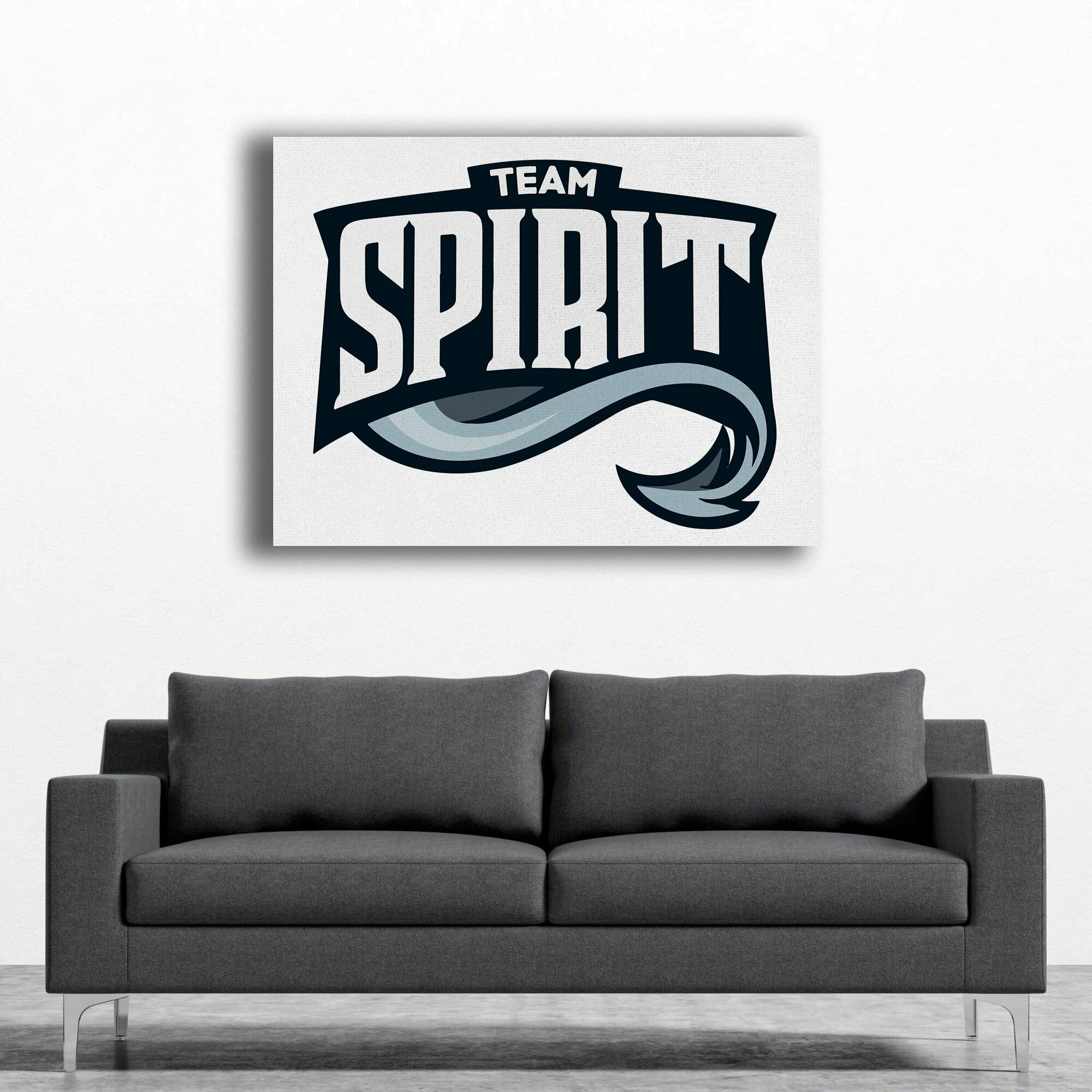 Интерьерная картина на холсте / Киберспорт / Team Spirit 60*80