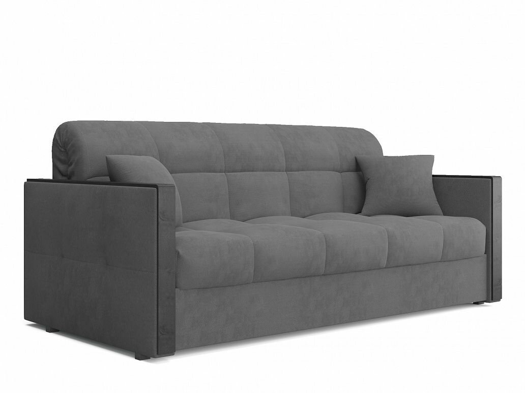 Meblevka Диван аккордеон Лион 140x200 велюр серый