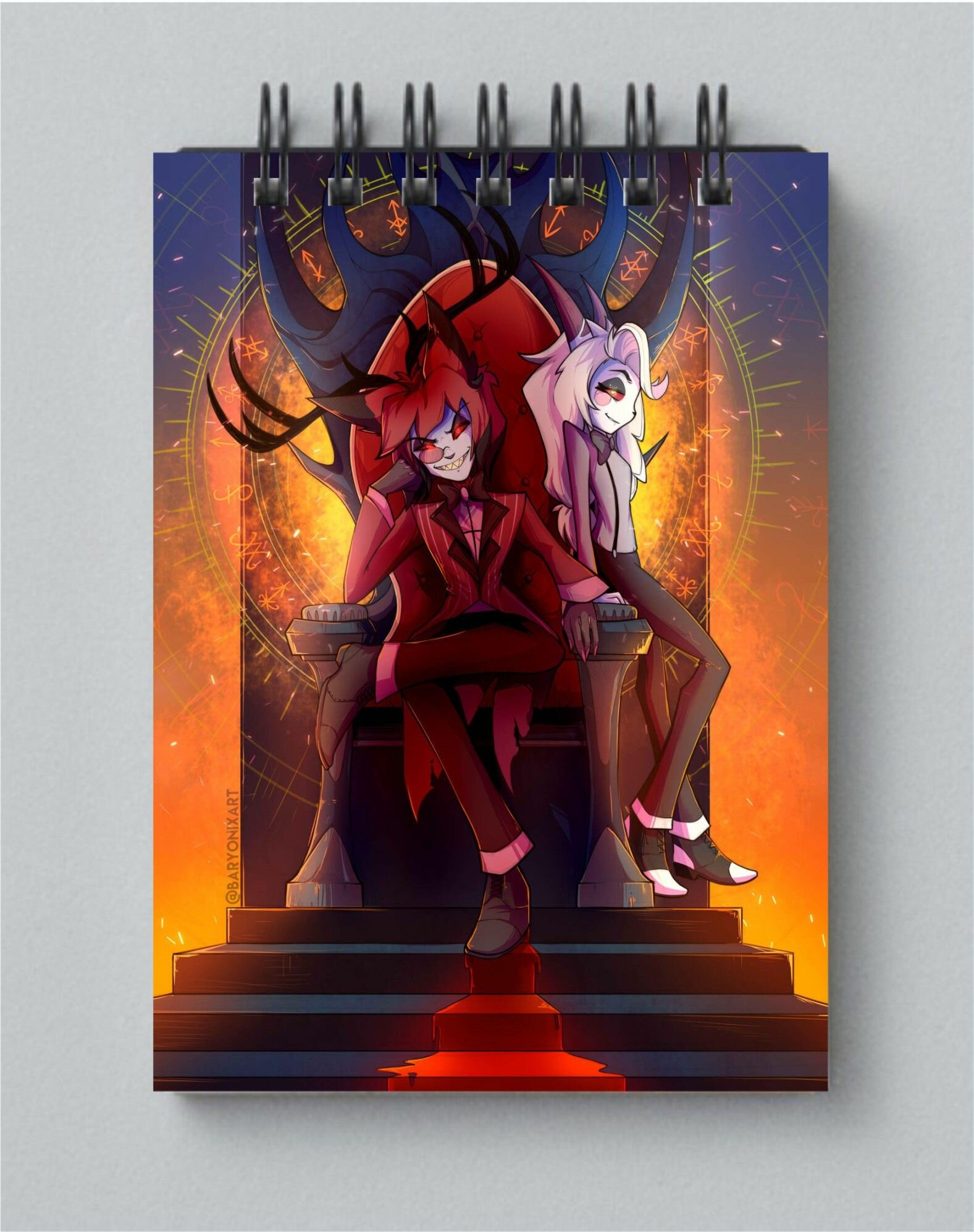 Блокнот формата А6 "Отель Хазбин" , Hazbin Hotel