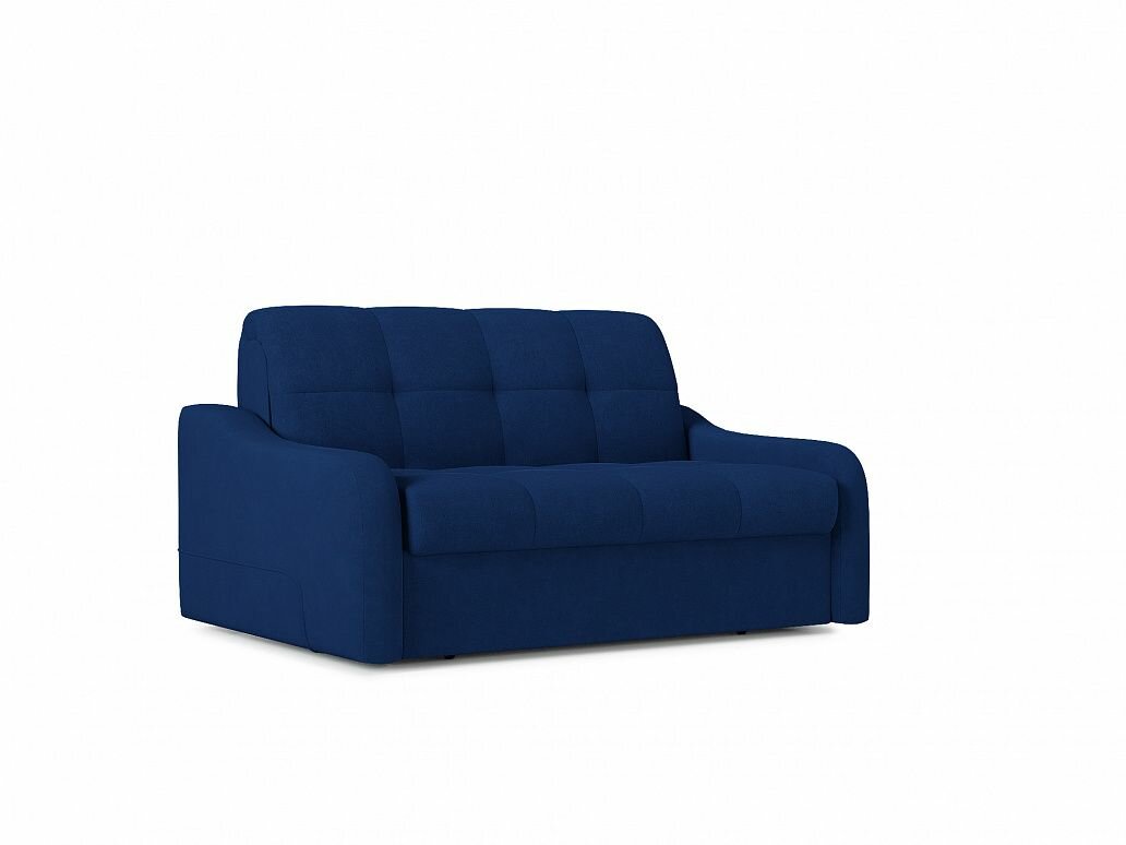 Meblevka Диван аккордеон Лидер 120x200 велюр синий
