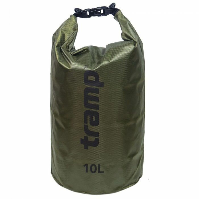 Гермомешок ПВХ Diamond Rip-Stop 10 л TRAMP TRA-111 оливковый