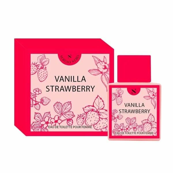 Туалетная вода Sergio Nero "Vanilla Strawberry", женская, 50 мл