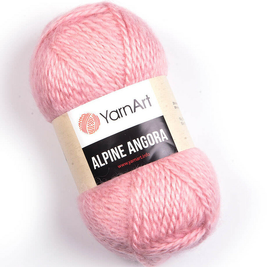 Пряжа Yarnart ALPINE ANGORA 339 розовый (3 мотка)