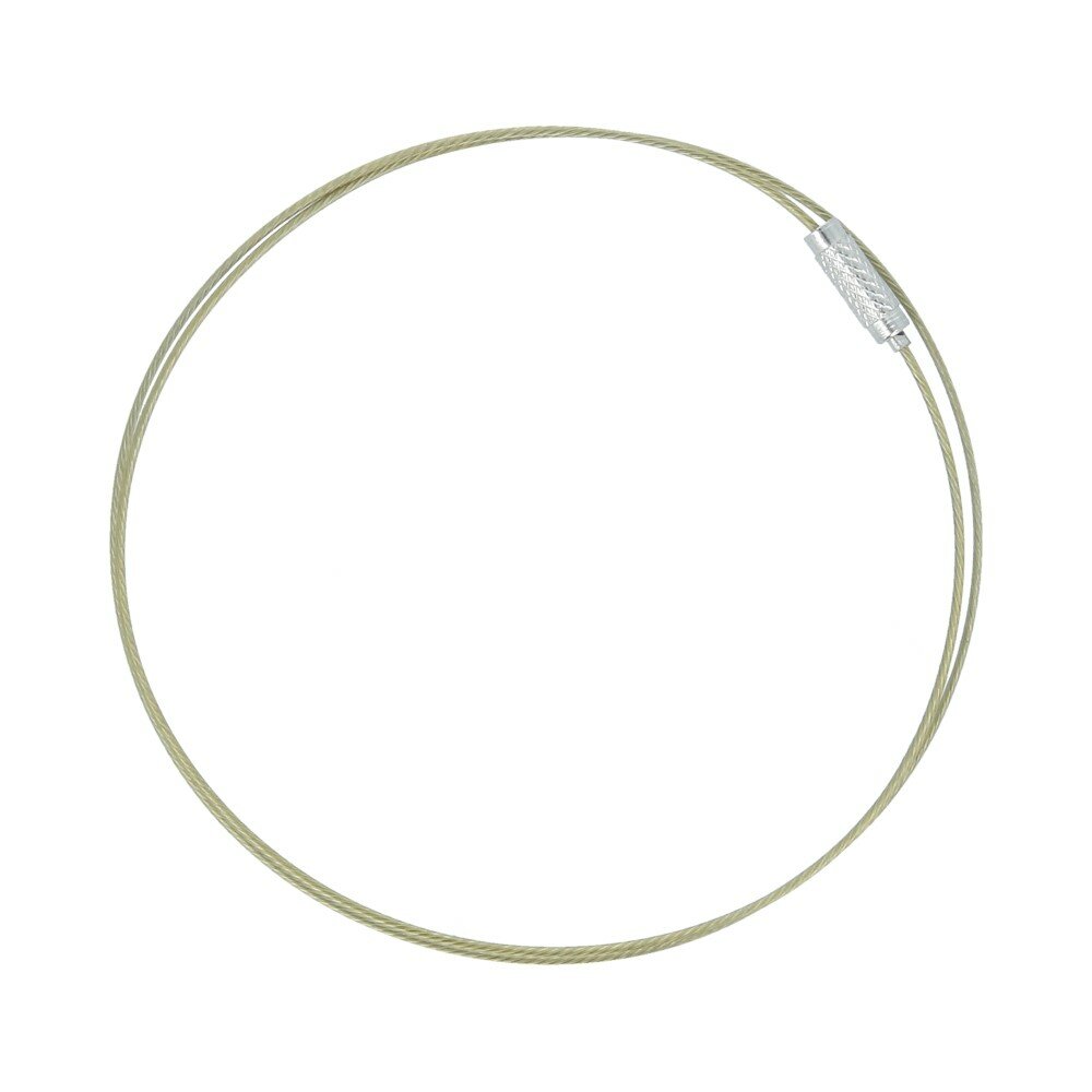 "Zlatka" Основание для колье KS-050 50 см №04 оливковый