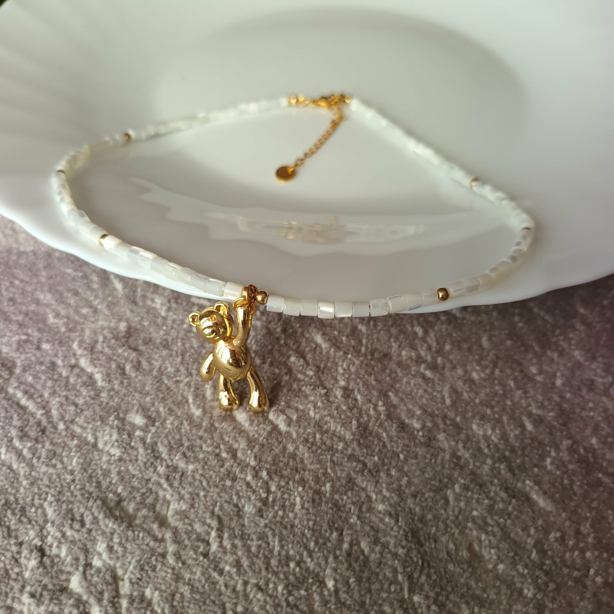 Колье, перламутр