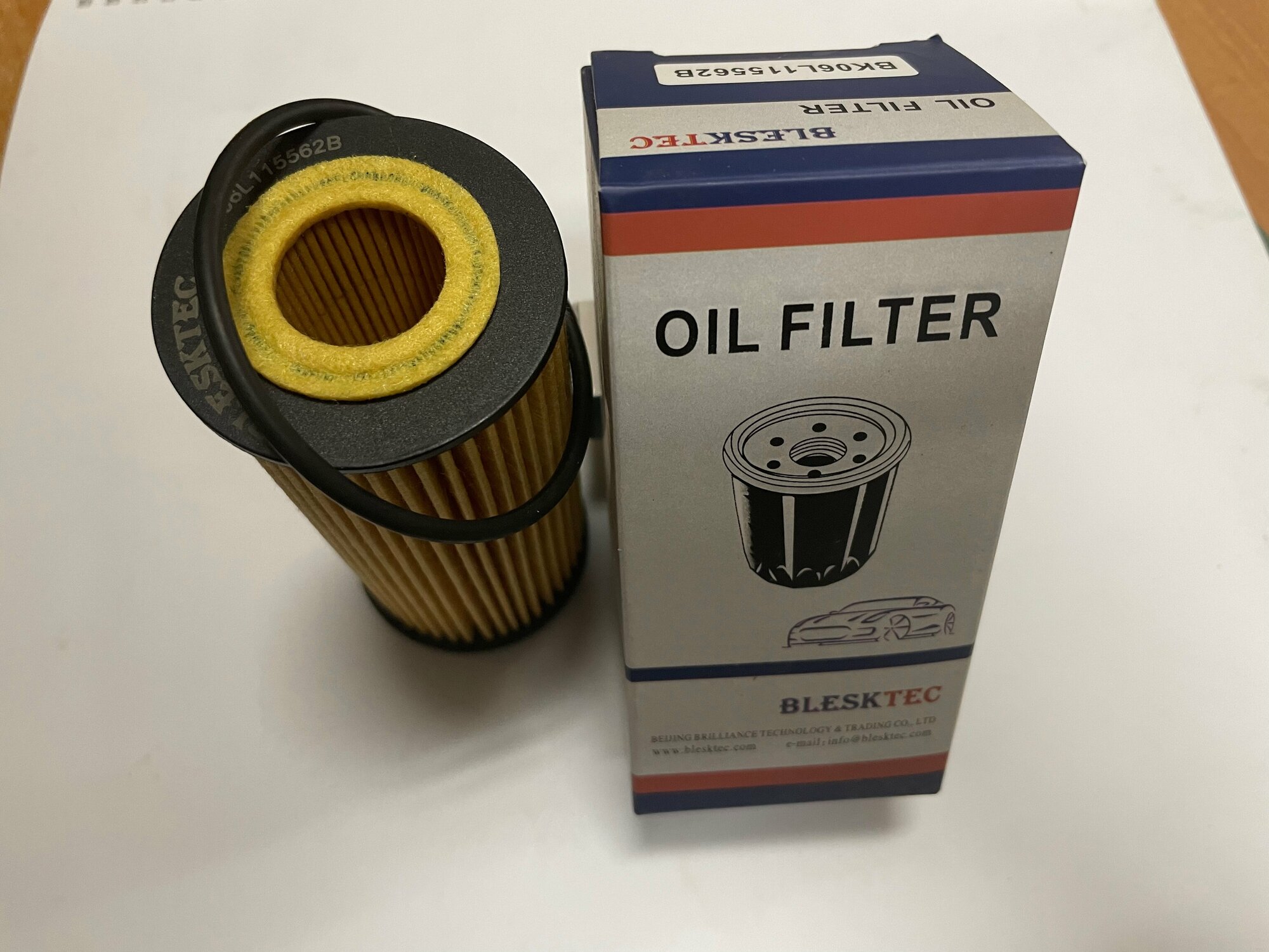 BLESKTEC BK06L115562B Фильтр масляный для AUDI A3 [8V]/ A4 [B8]/ A5/S5