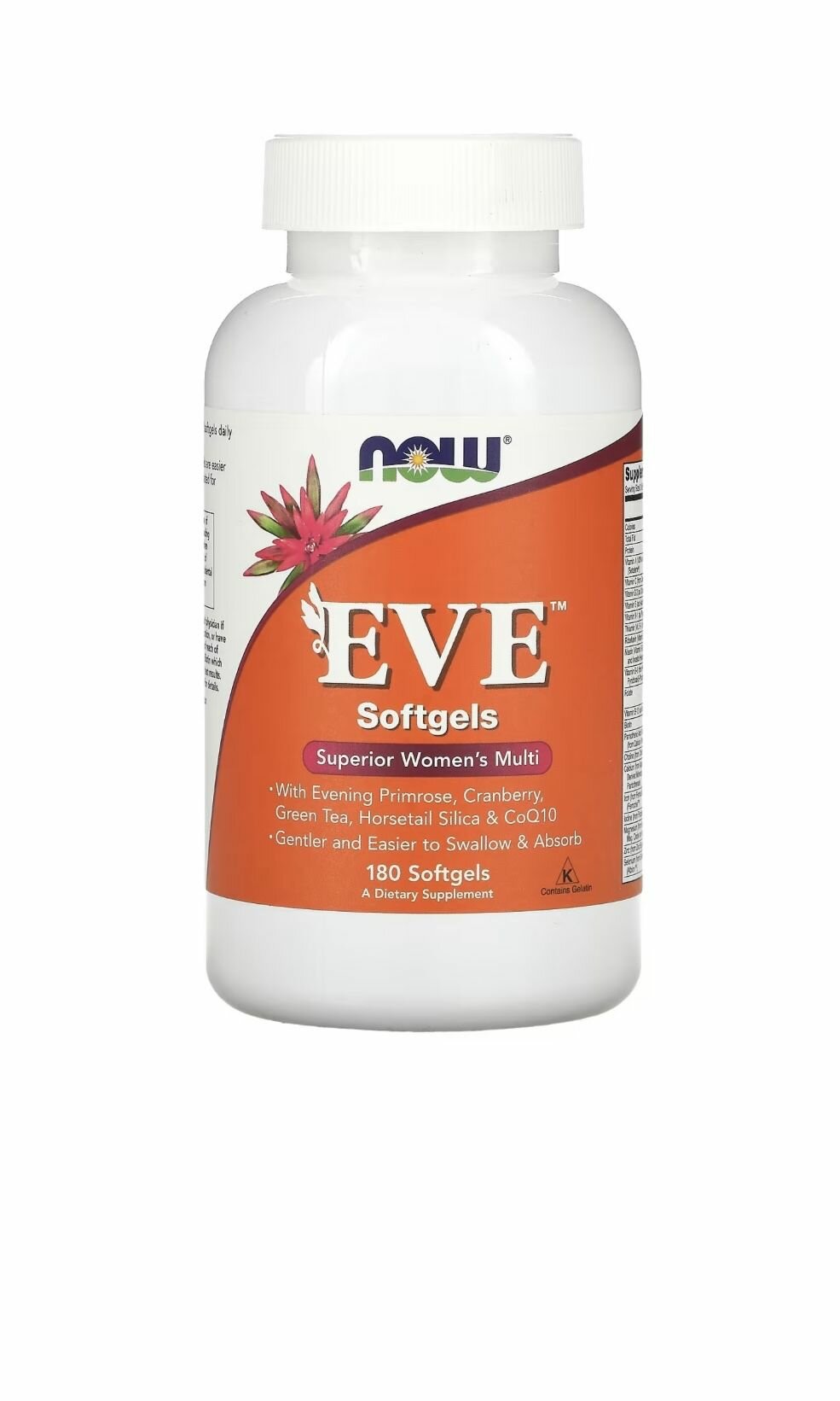 Мультивитамины для женщин ЕВА NOW EVE Superior Womens Multi 180 капсул
