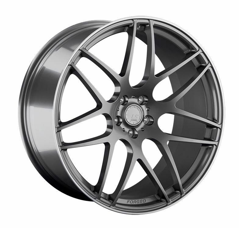 Колесный диск LS FORGED LS FG09 21x10" PCD5x112 ET52 D66.6 темно-серый матовый с проточенным ободом