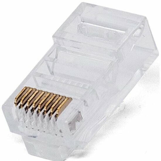 Коннектор RJ-45 Filum FL-NA-PLUG5E-2 5E кат, 8p8c, 6 мкм, универсальный, уп/10 шт