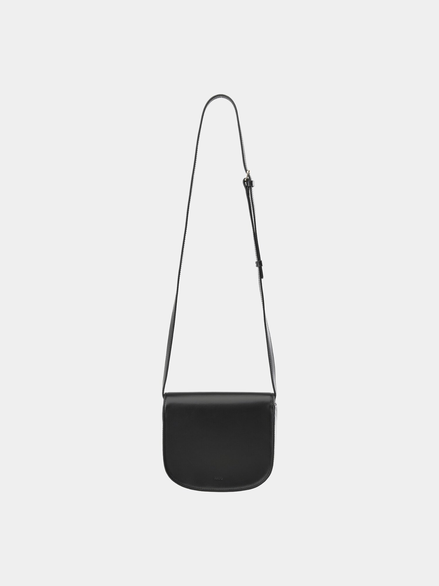 Сумка клатч RECTO Eclipse Shoulder Bag, фактура гладкая, черный — фото 1