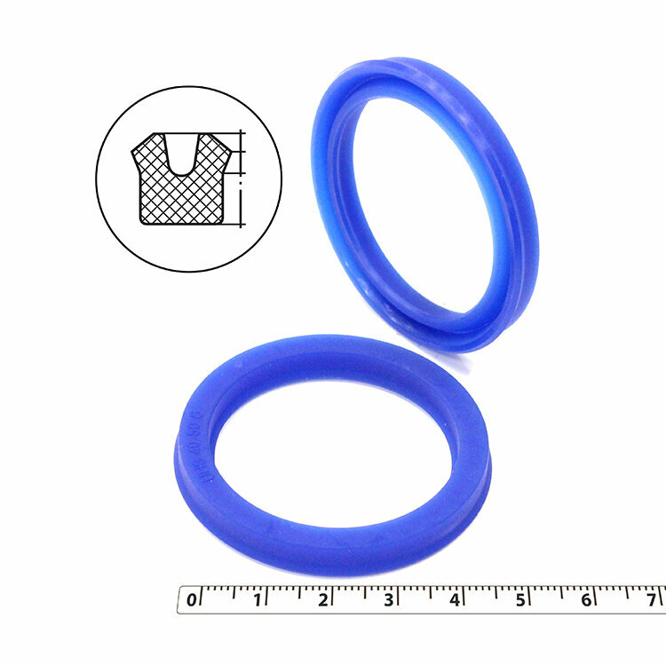 Манжета гидравлическая 40х50х6 (манжета цилиндра 50*40*6) тип UN PU (полиуретан)