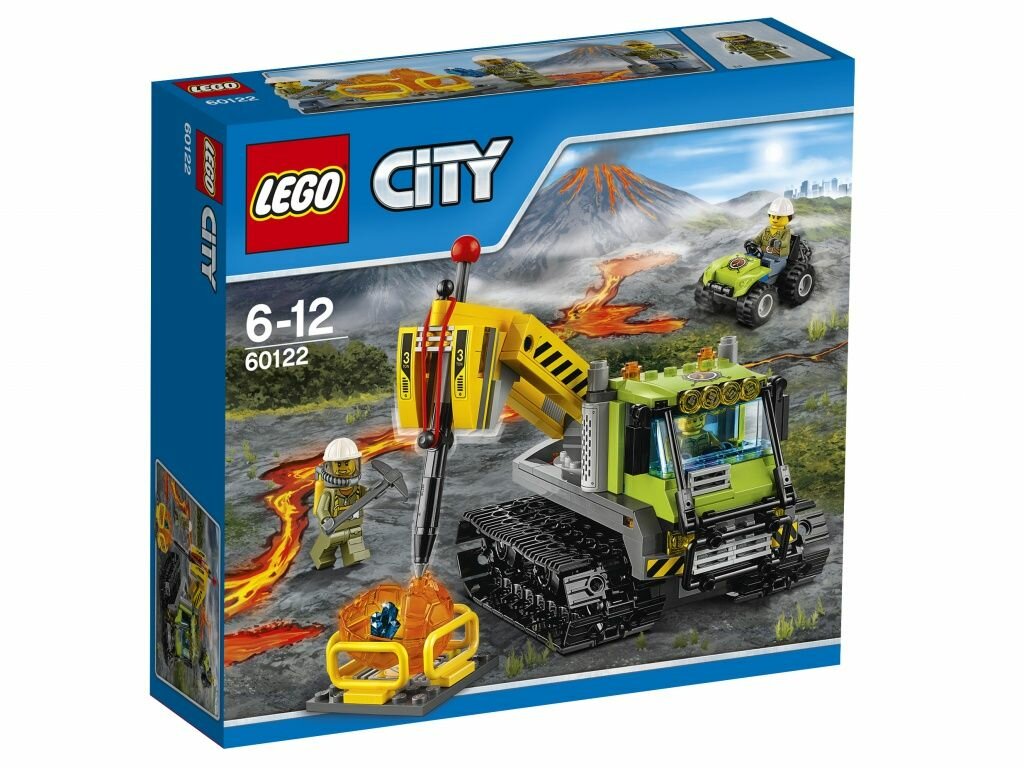 Конструктор LEGO City 60122 Volcano Crawler (Вездеход исследователей вулканов)