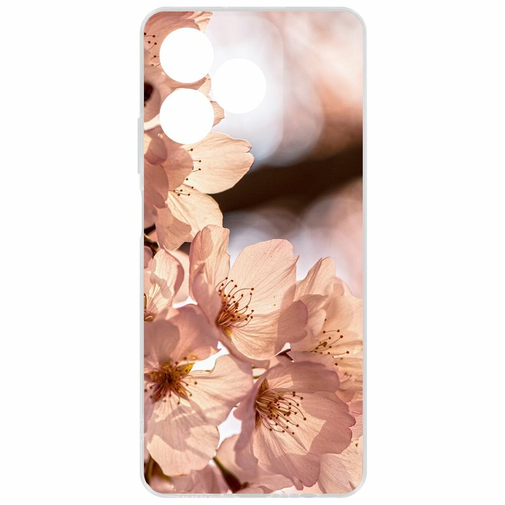 Чехол-накладка Krutoff Clear Case Ранняя весна для Realme Note 50