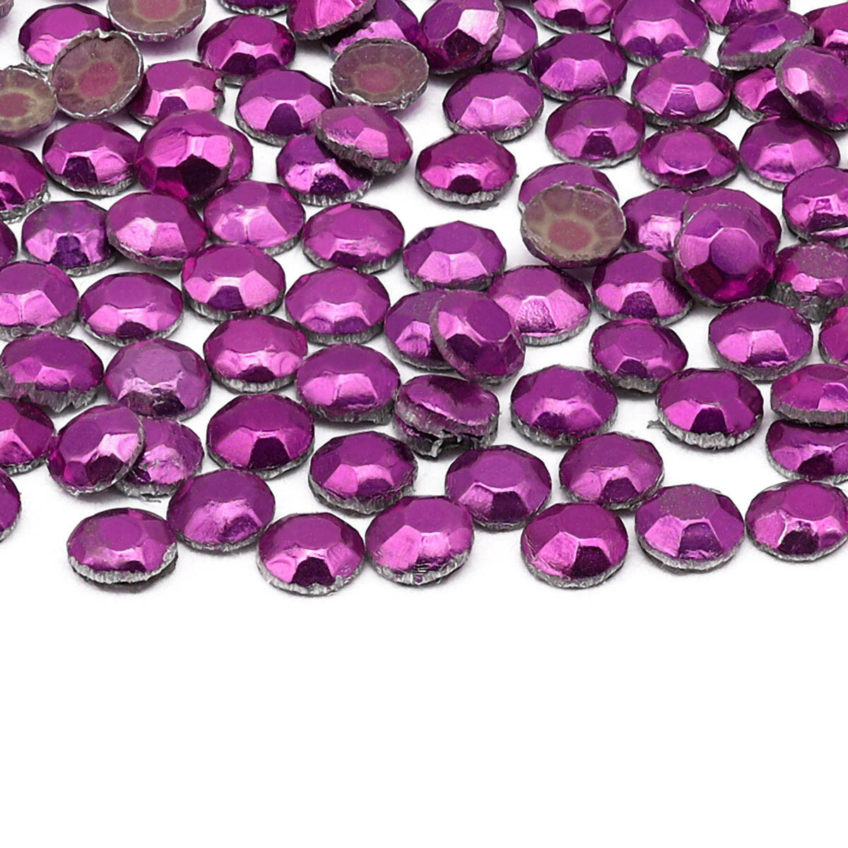 Стразы термоклеевые для одежды ss6, 2 мм (105 сиреневый), 150 шт