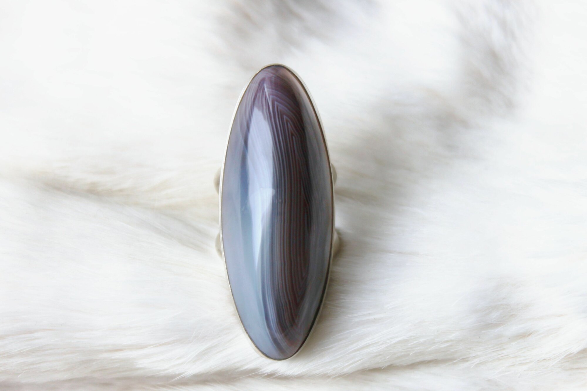 Кольцо, агат