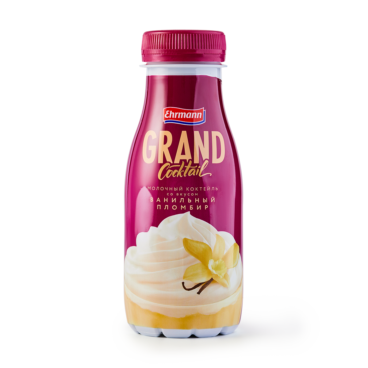 Коктейль молочный Ehrmann Grand Cocktail ванильный пломбир 4%