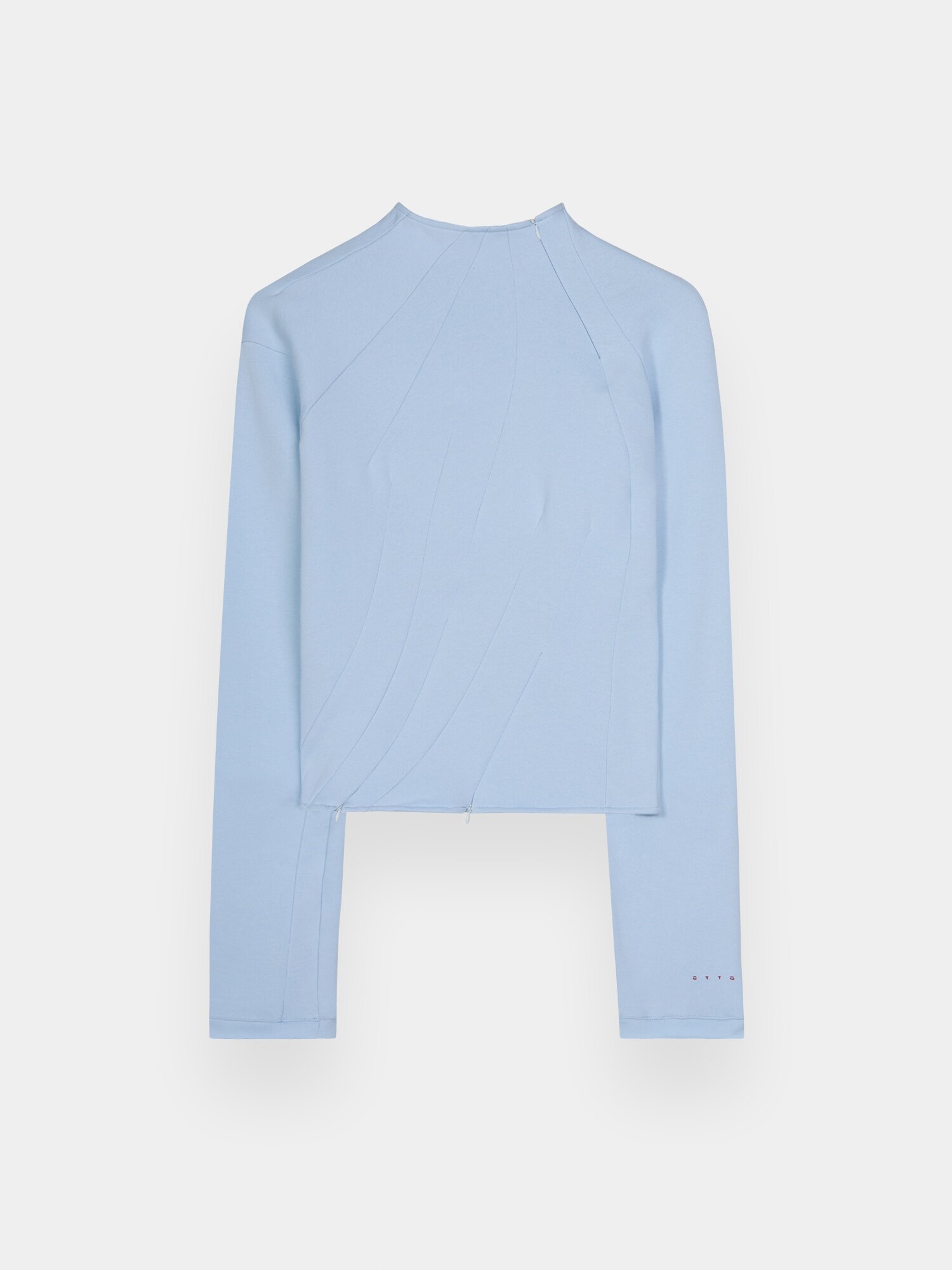 Лонгслив Multiline Zip Crewneck
