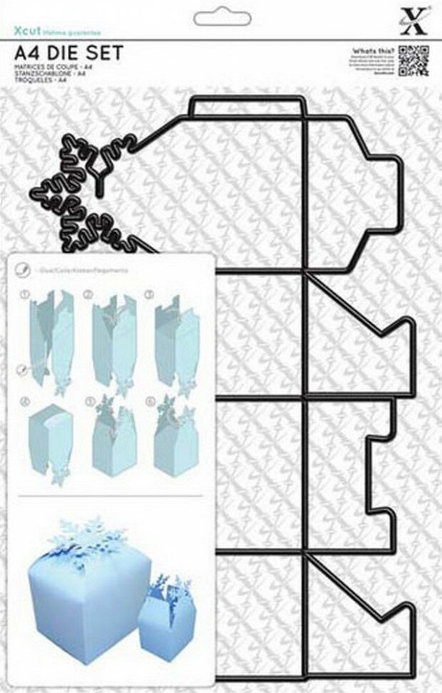 Docrafts XCU503217 Нож для вырубки Коробка со снежинкой, А4 (21.0 х 29.7 см)