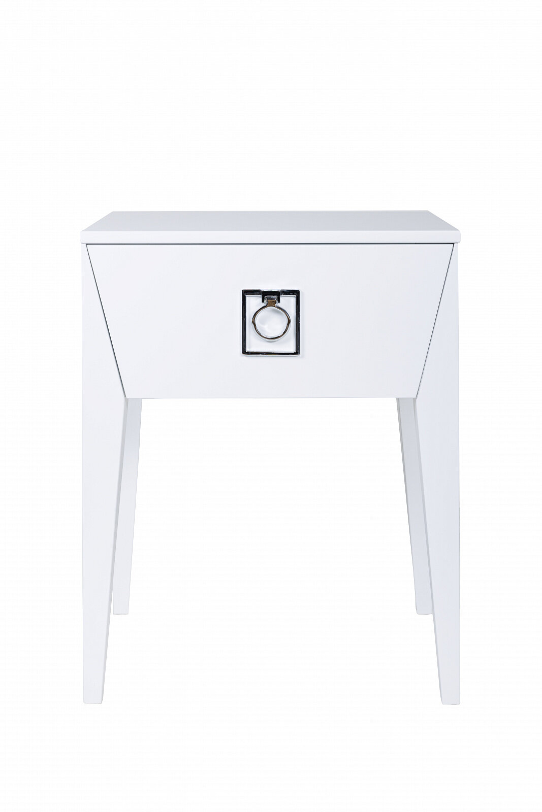 Тумба Stylish белая, Дизайнерская, Современная, Без доводчика