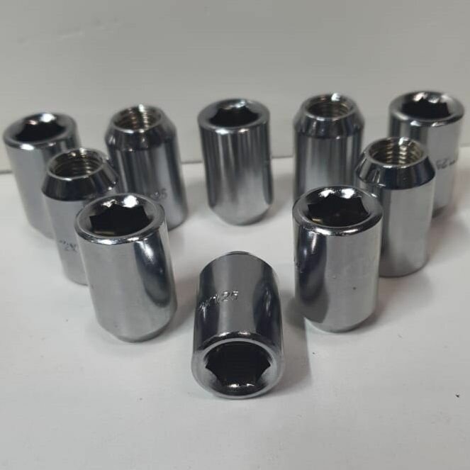 Гайка колёсная 12x1,25x32, конус, под внутренний ключ, 10 штук
