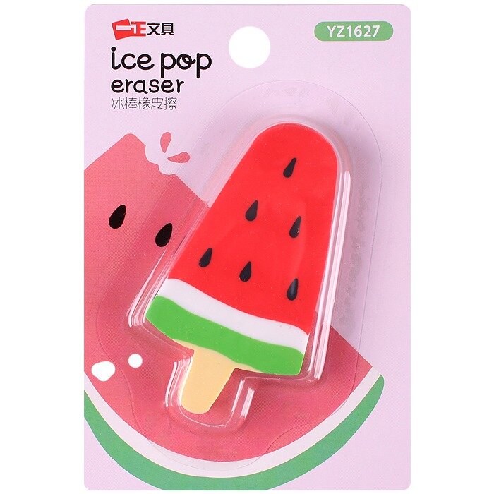Ластик фигурный (стирательная резинка) 'Мороженое', цвет в ассортименте, Darvish