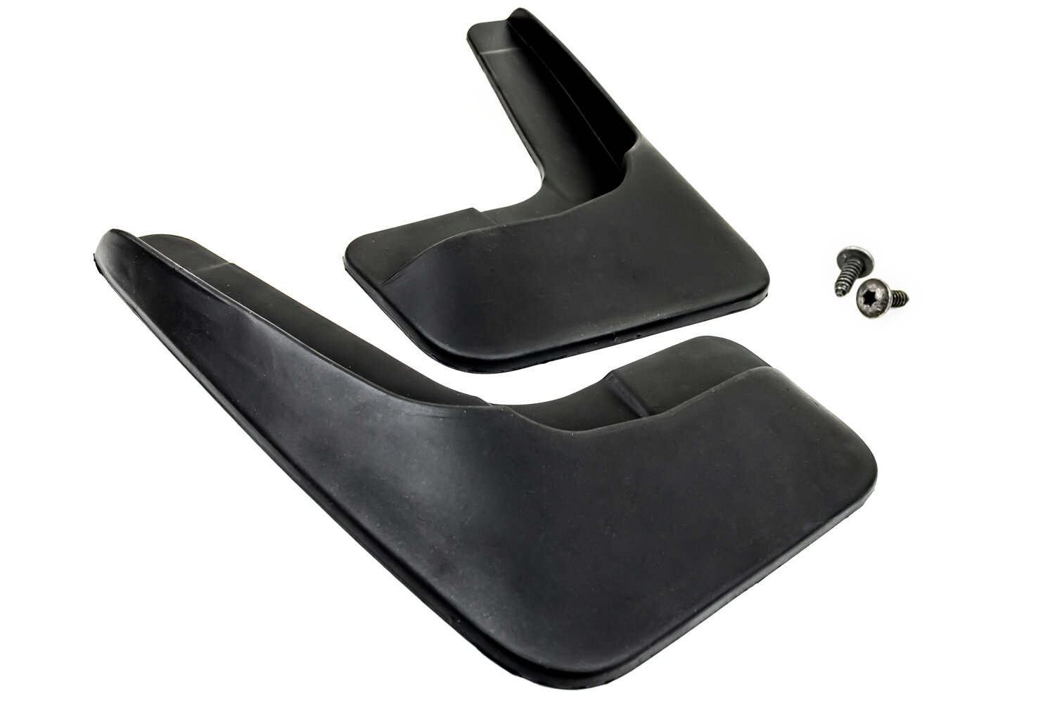 Комплект передних резиновых брызговиков Rezkon для Лада Калина 2, Гранта, Гранта FL, Датсун