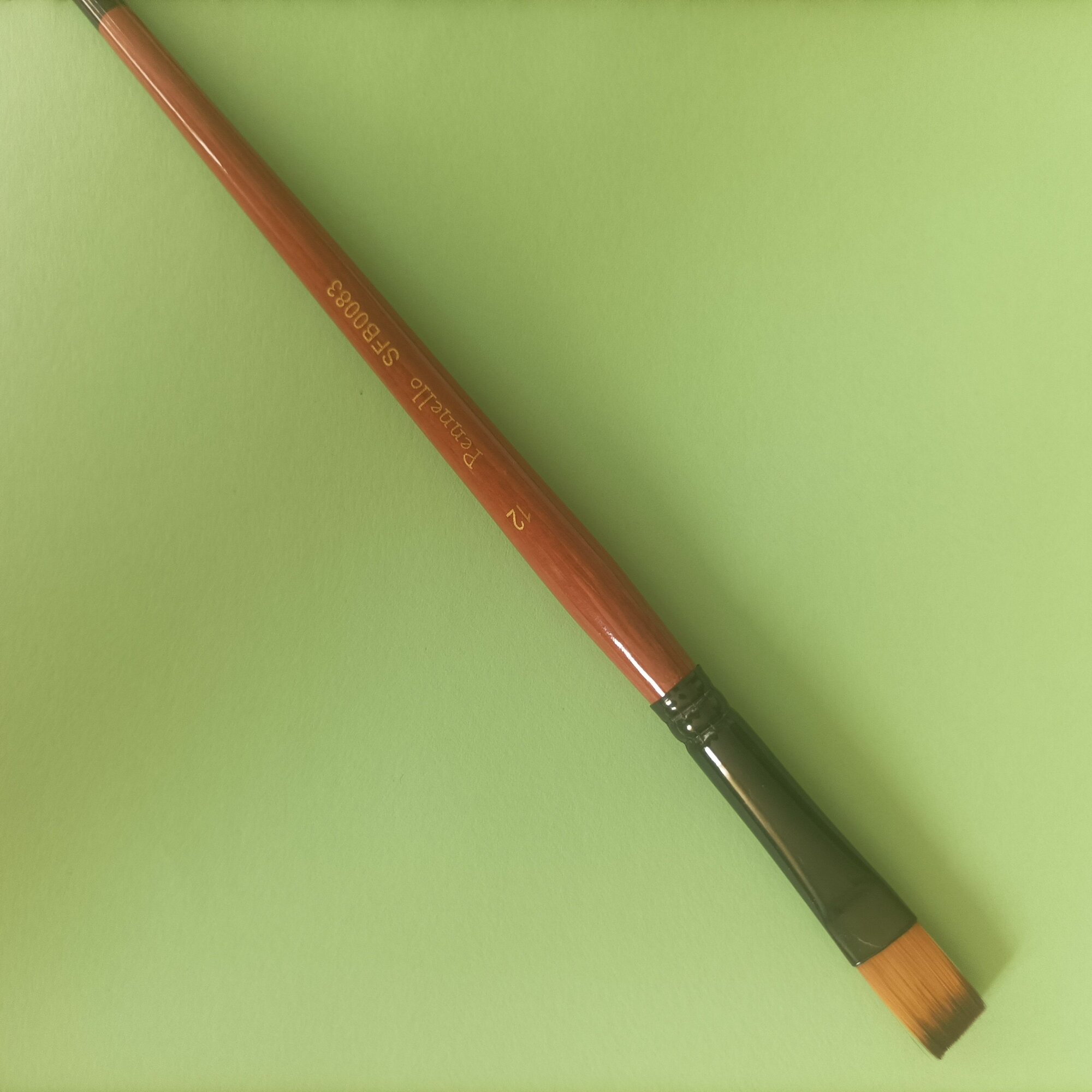 Кисть синтетика Pennelo скошеная N 12 короткая ручка