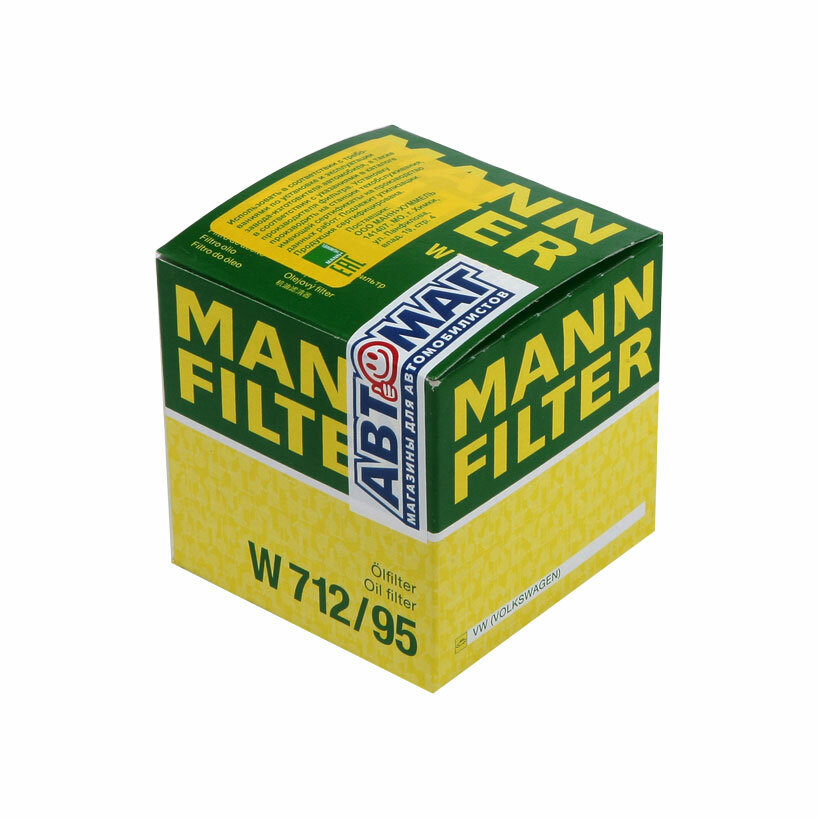 Фильтр масляный MANN W 712/95 W712/95