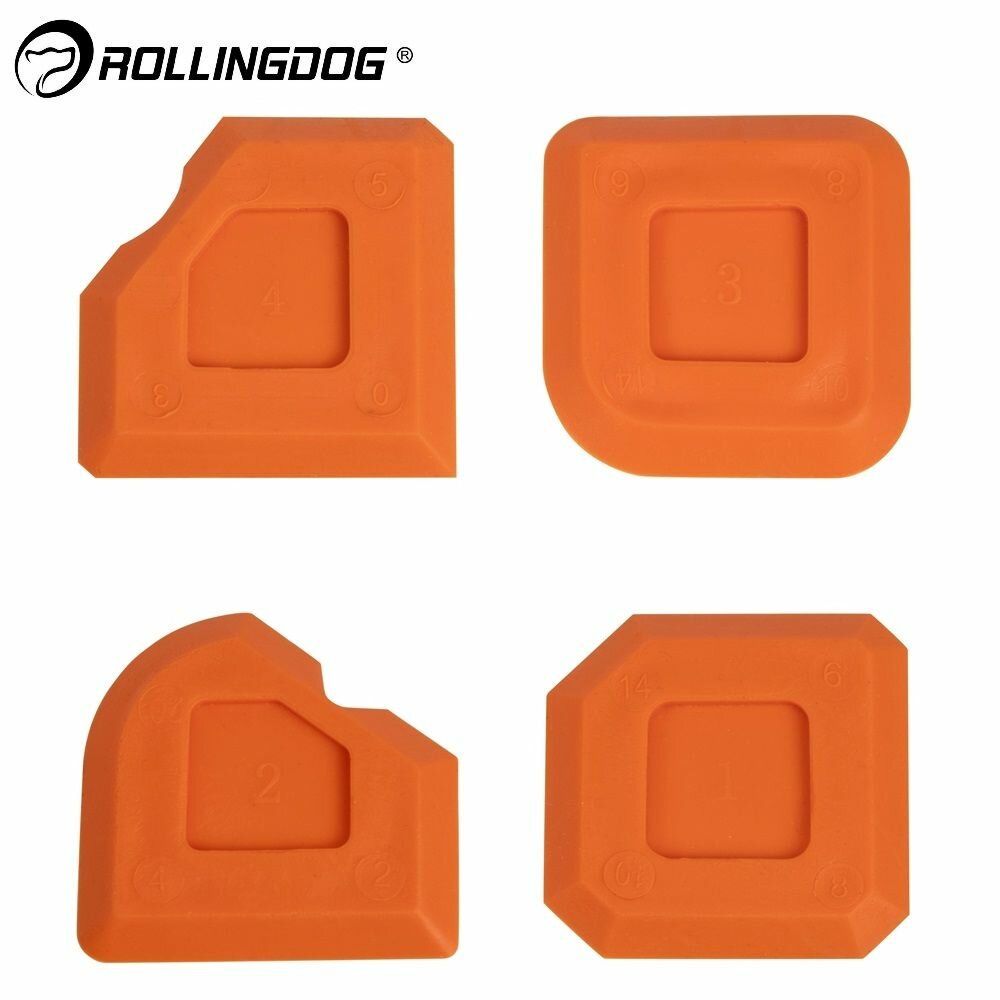 Набор шпателей для силикона и герметика Rollingdog, 4шт, арт.80263G