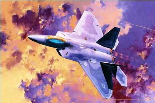 12423 Academy Американский истребитель F-22 "Раптор" Масштаб 1/72