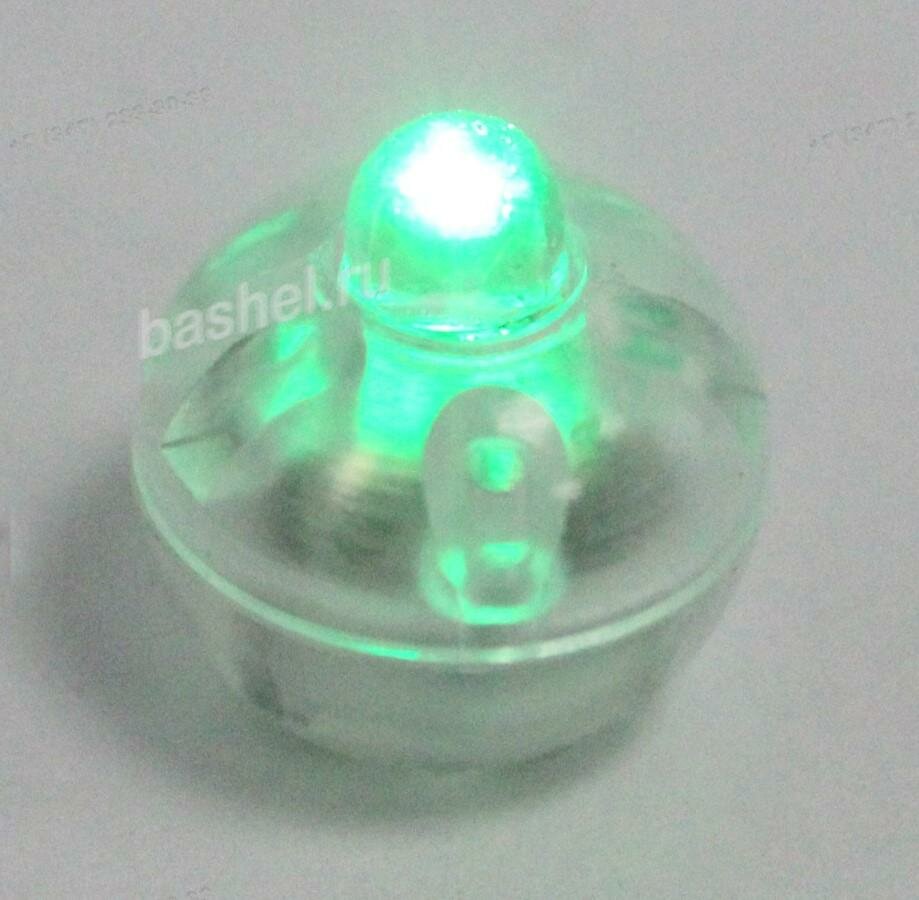 Светлячок светодиодный шарик D-14мм зелёный