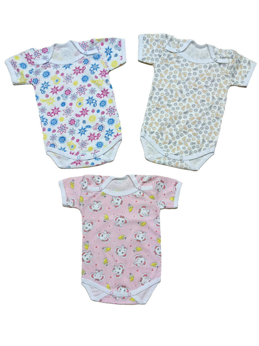 Боди базовая, комплект из 3 шт.