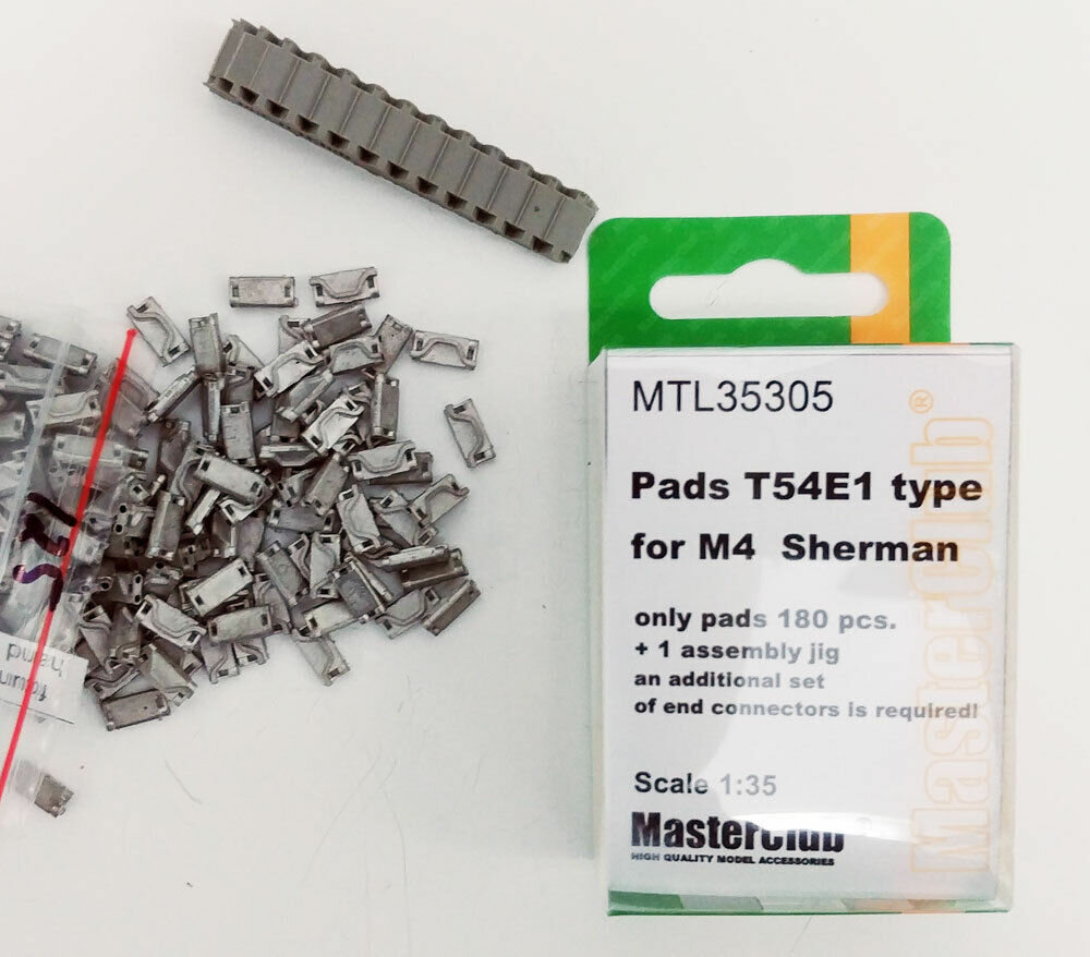 MTL-35305 Pads T54E1 type for M4 Sherman, в ноборе только 180 подушек, дополнительно требуются концевые соединители