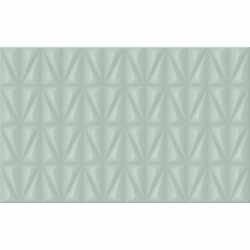 Настенная плитка Шахтинская плитка (Шахты) Конфетти зеленая 02 25х40 см (1.4 м2)