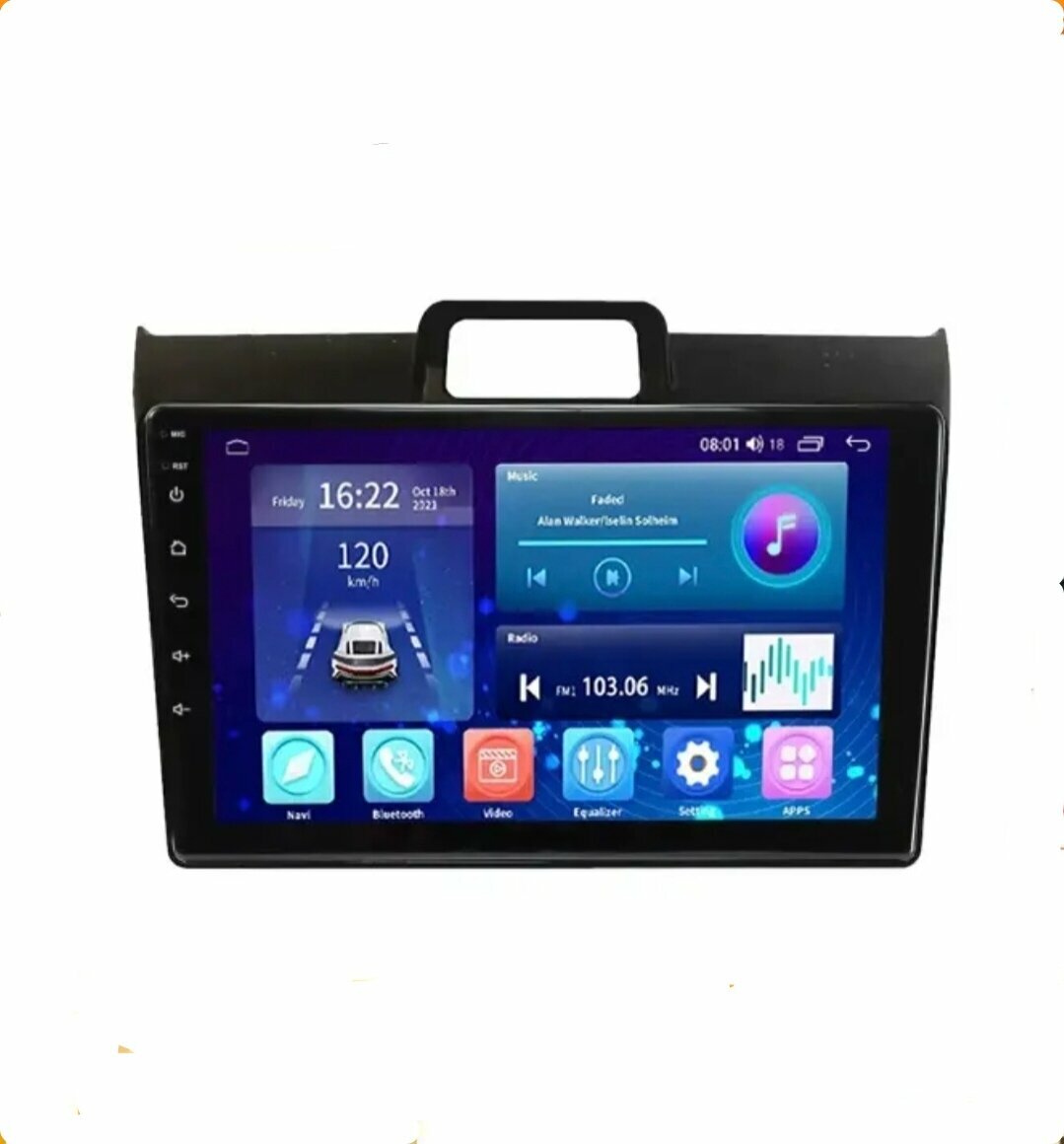 Магнитола андроид BOS-MINI 4/64гб, CarPlay, WiFi, GPS, USB, Блютус, Кулер, для Тойота Королла Е160 (Toyota Corolla E160) от 2012г+