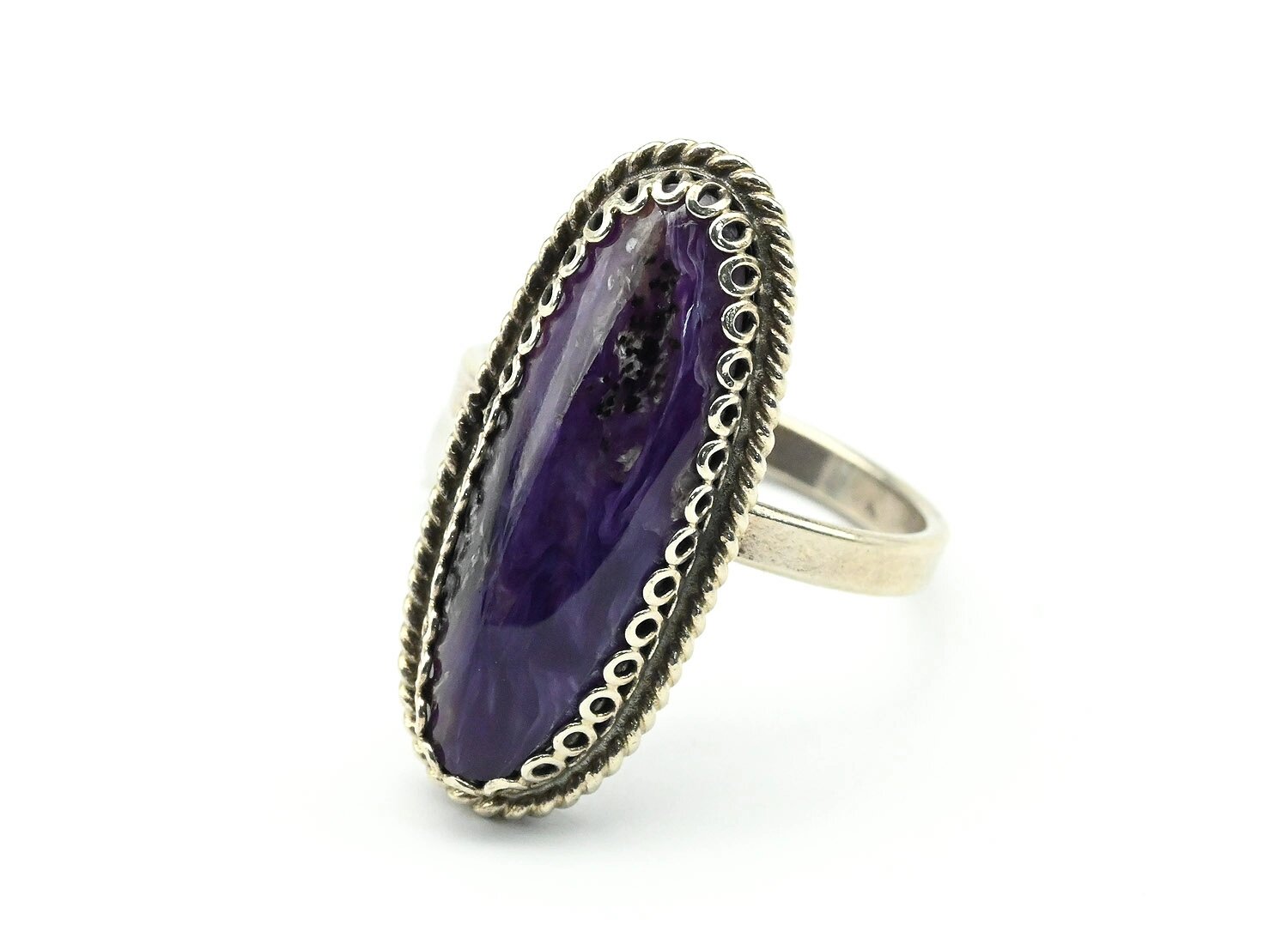 Кольцо, чароит