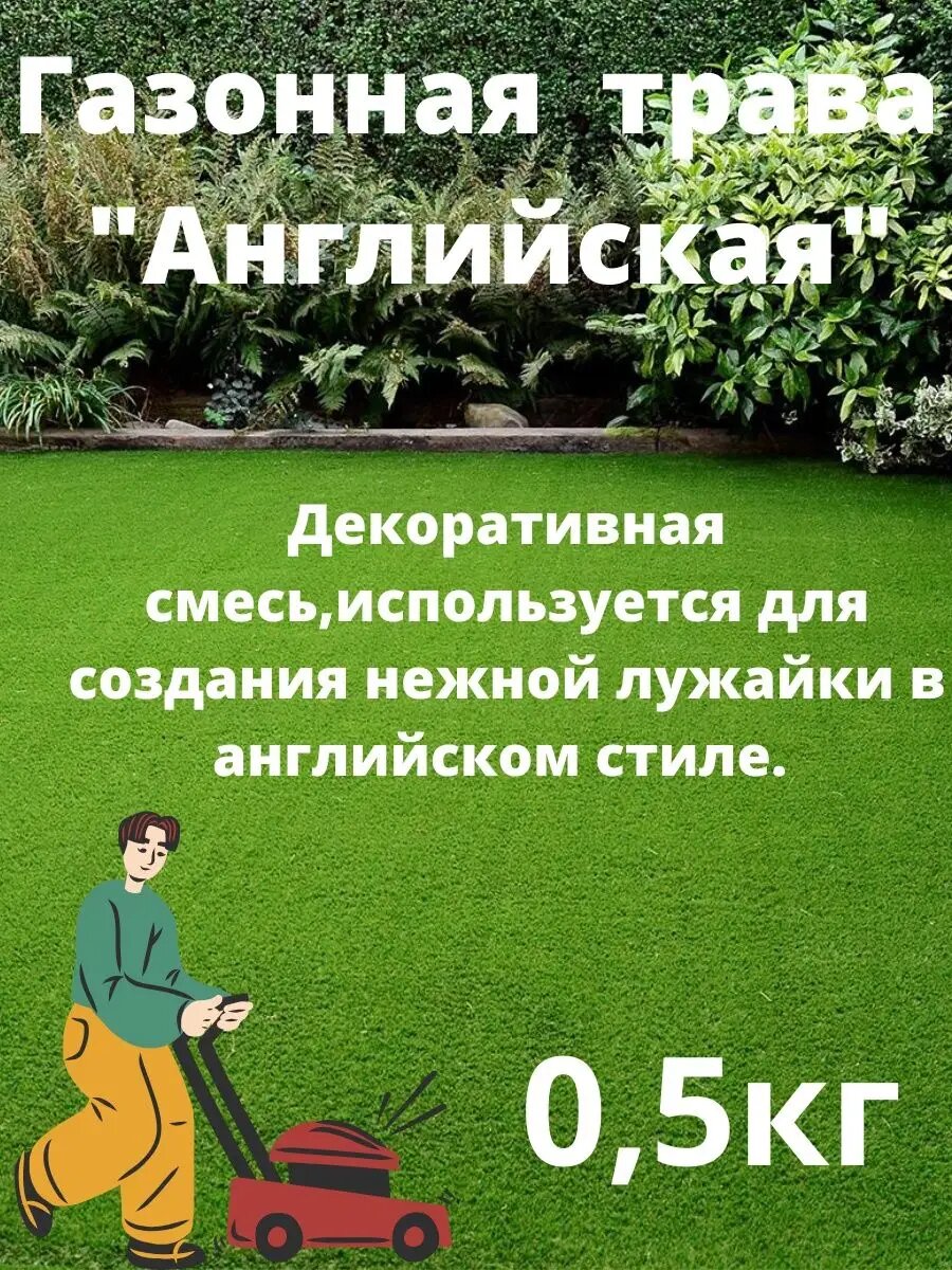 Газонная Трава "Английская" 500 гр.