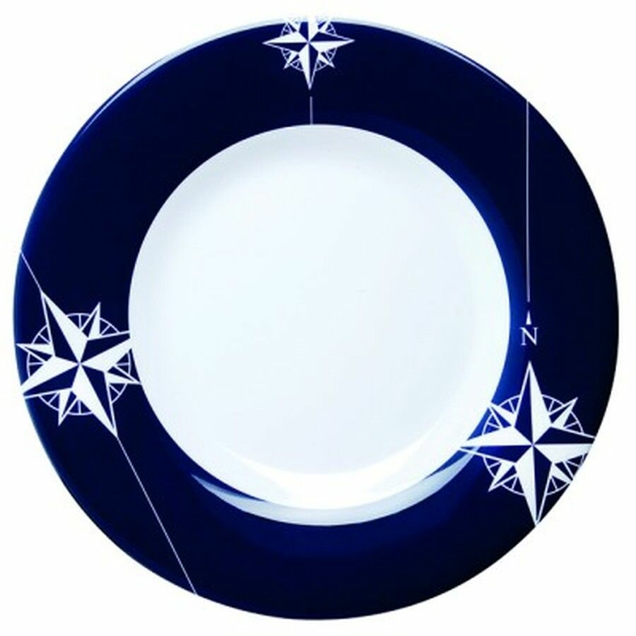 Тарелки небьющиеся плоские "Northwind", 25 см, 6 шт (10254510)