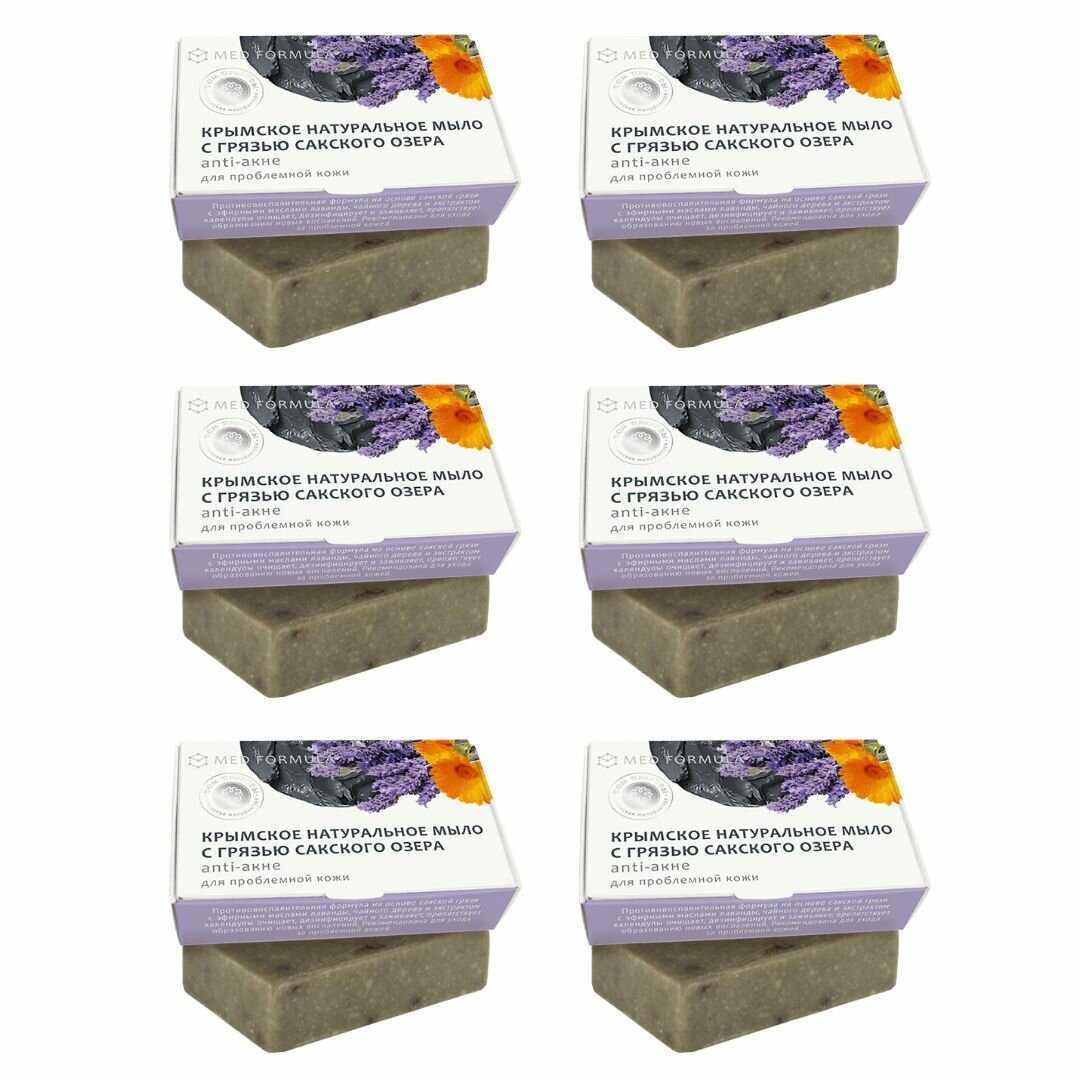 Дом природы Мыло MED formula "Anti-акне" для проблемной кожи 6 шт