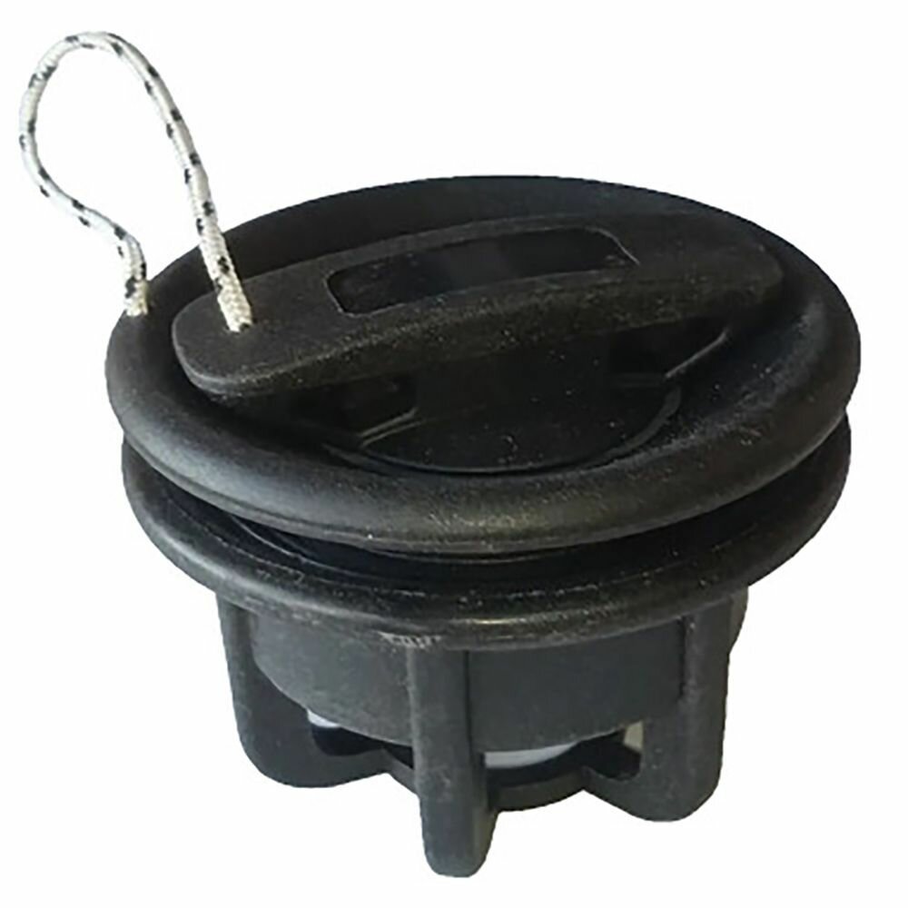 Клапан воздушный лодки ПВХ (1 шт.) черный