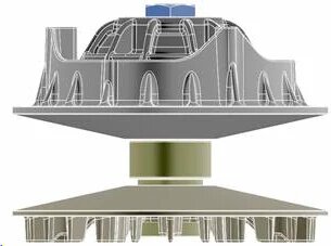 Вариатор ведущий в сборе CVTech 800/850 2.0 0900-0595 / LU098108 / 0900-0461 / 0900-0270 / LU093546 STЕLS GUEPARD