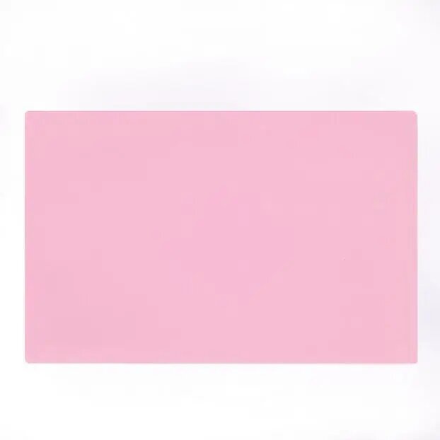 Розовый силиконовый коврик для кухни 50x70 см