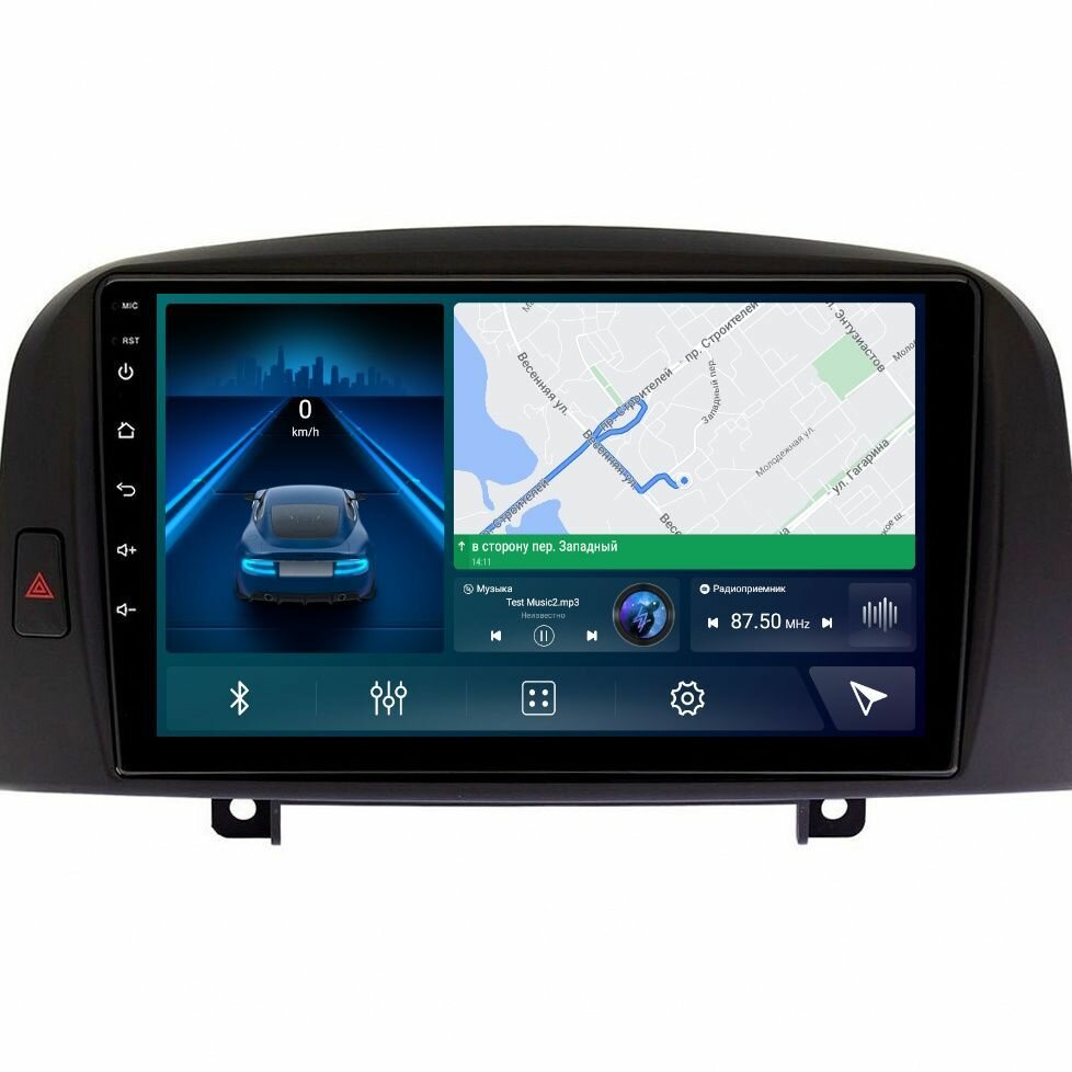 Магнитола CRS-300 Хендай Соната 5 Hyundai Sonata 5 (NF) 2004-2007 - Android 13 - Процессор 8 ядер - Память 4+64Gb - Carplay - DSP 36 полос - 4G(Sim)