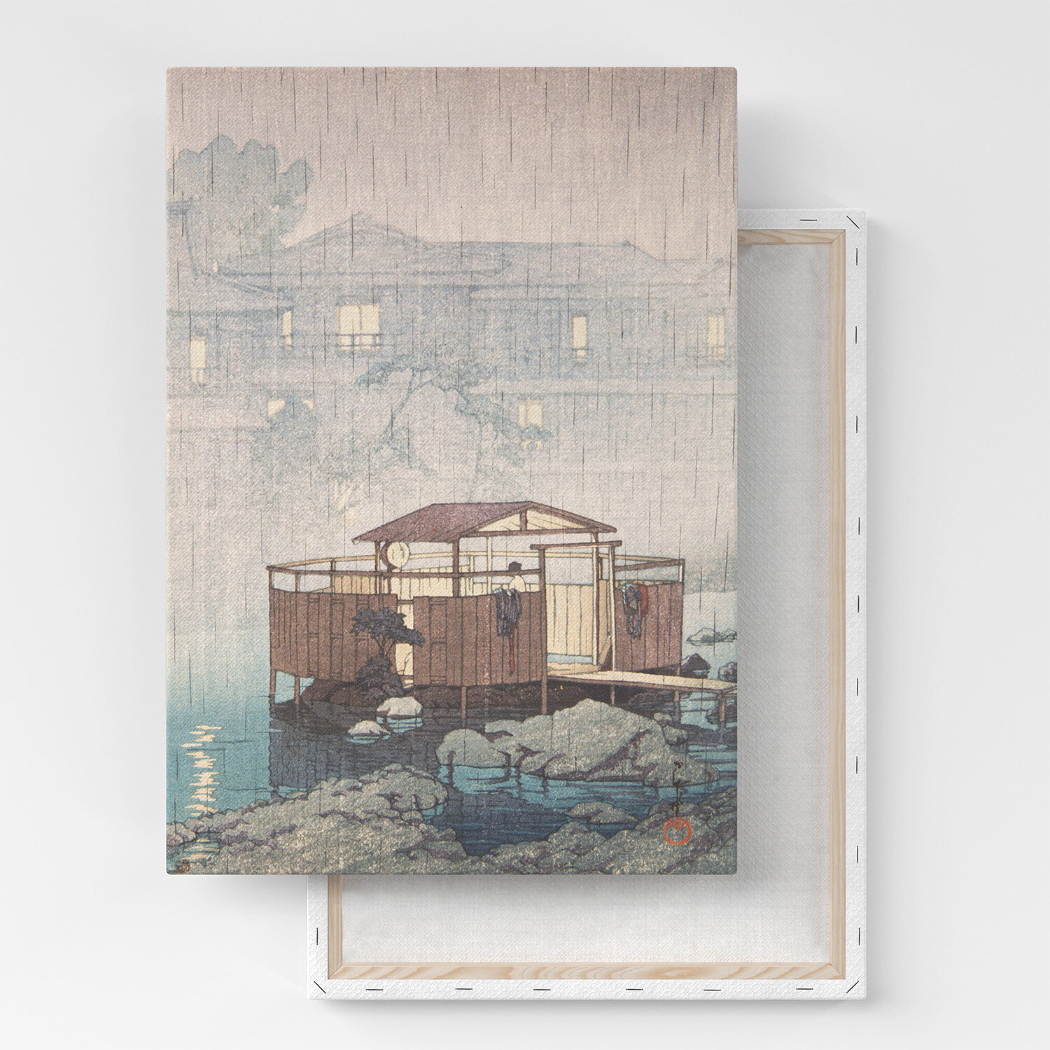 Картина на холсте, репродукция / Хасуй Кавасэ / Размер 30 x 40 см